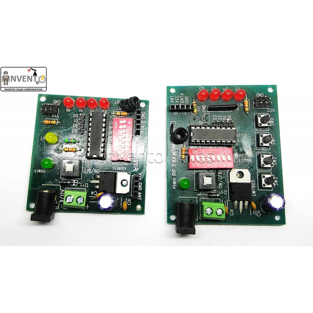 315/433/434/435/866 MHZ Wireless RF Transmitter Receiver Board with HT12D HT12E